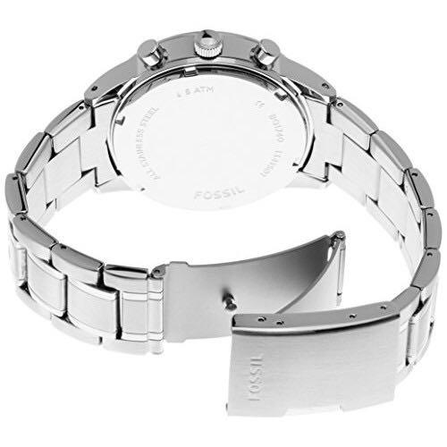 Fossil FS5037 Machine Chronograph Blue Dial Two-tone Men Watch, Men's ...