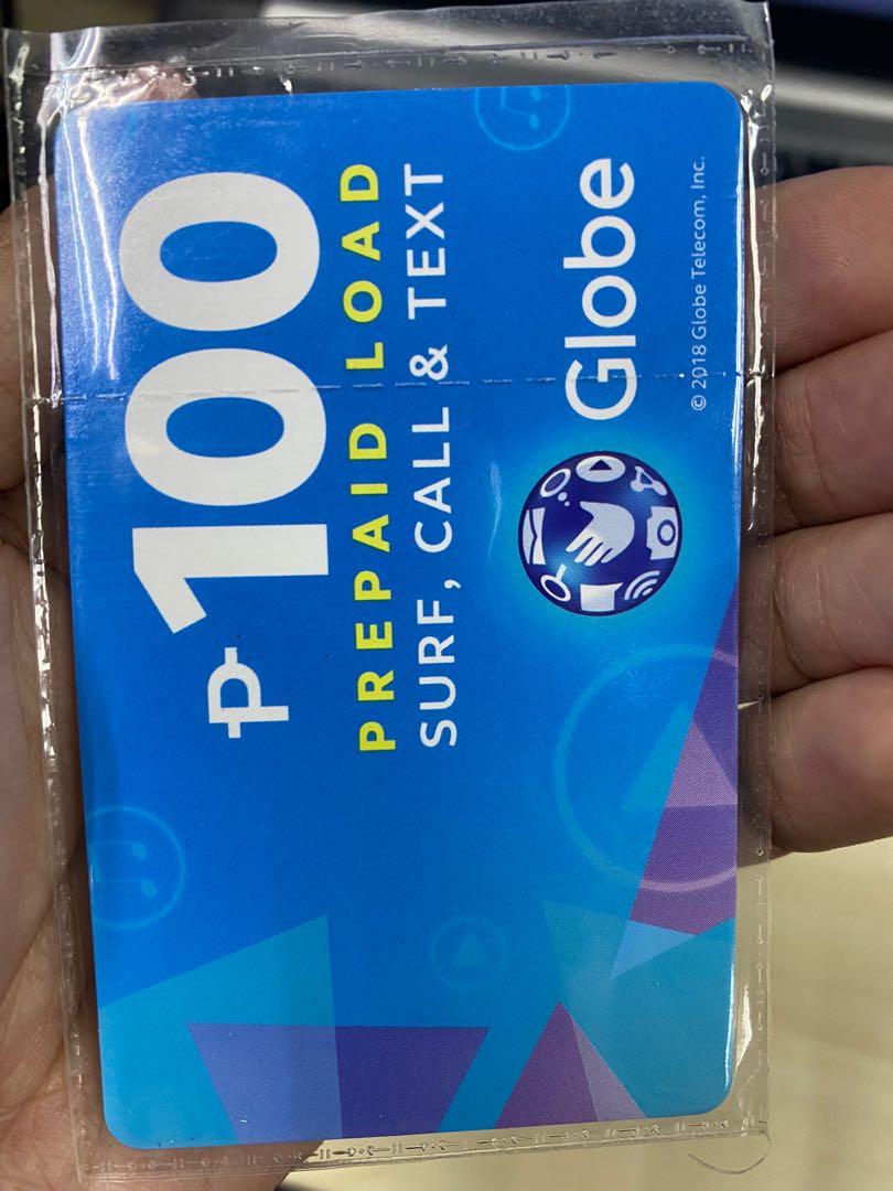 Globe Prepaid Load 100 Pesos, Mobile Phones & Gadgets, Mobile & Gadget ...