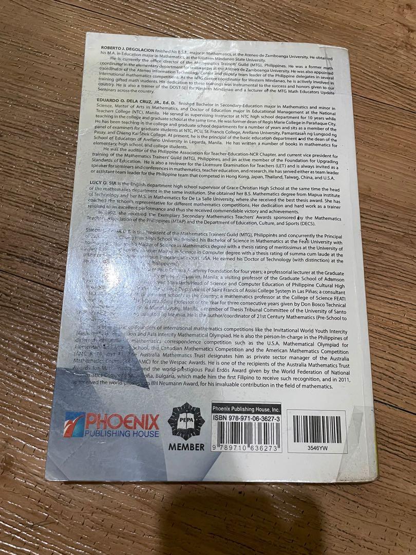 Grade 9 Phoenix Math Book, Hobbies & Toys, Books & Magazines, Textbooks ...