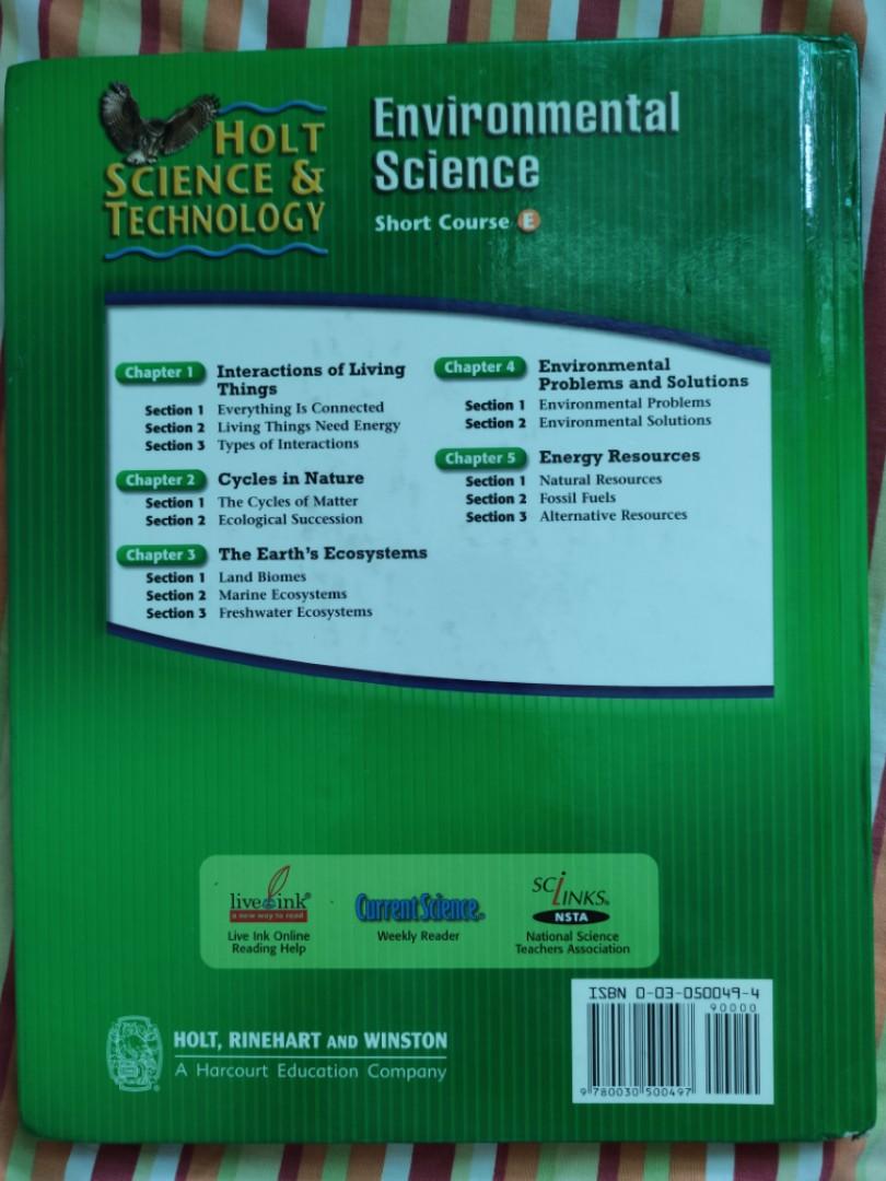 High School Science Textbook, Hobbies & Toys, Books & Magazines ...