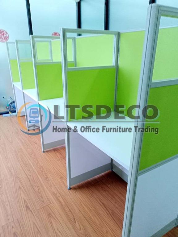 HIGH SIDE PANEL WORKSTATION OFFICE PARTITION, Furniture & Home Living ...
