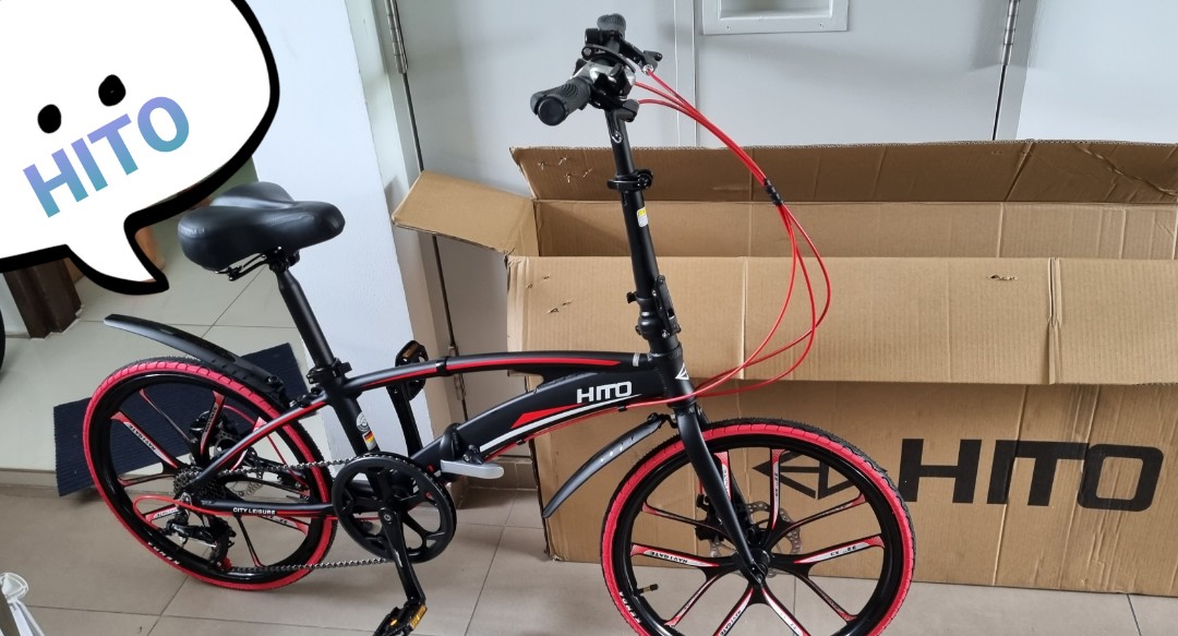 HITO x6, 22" foldable bike, excellent condition, Sports Equipment ...