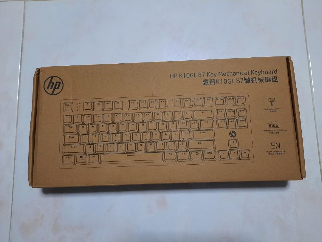 HP K10G RGB 87 keys Mechanical Gaming Keyboard, Computers & Tech, Parts & Accessories, Computer ...