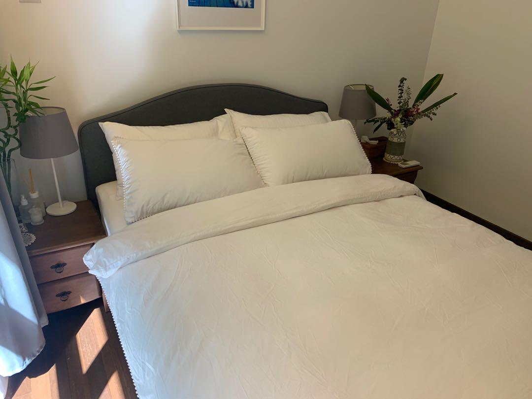 IKEA Hauga bed, Furniture & Home Living, Furniture, Bed Frames ...