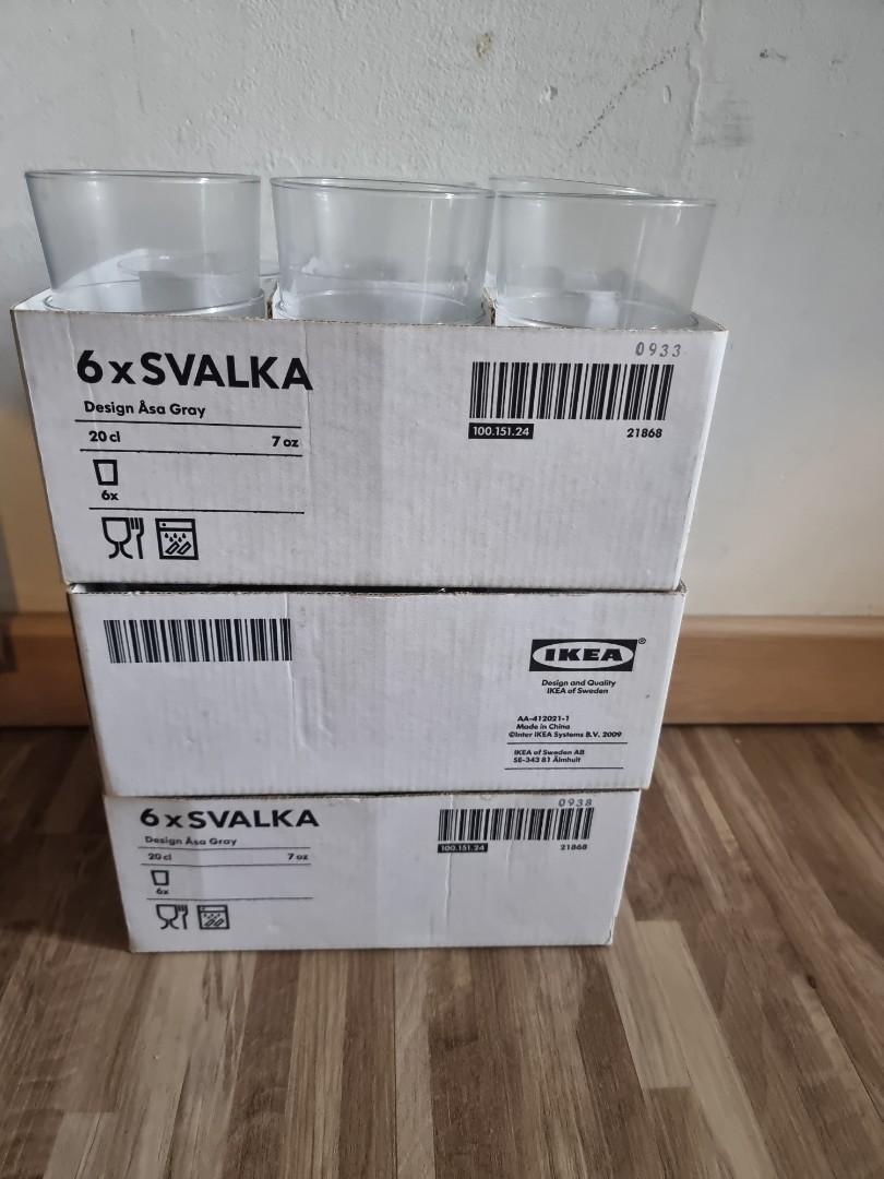 Ikea Svalka glasses, Furniture & Home Living, Kitchenware & Tableware ...