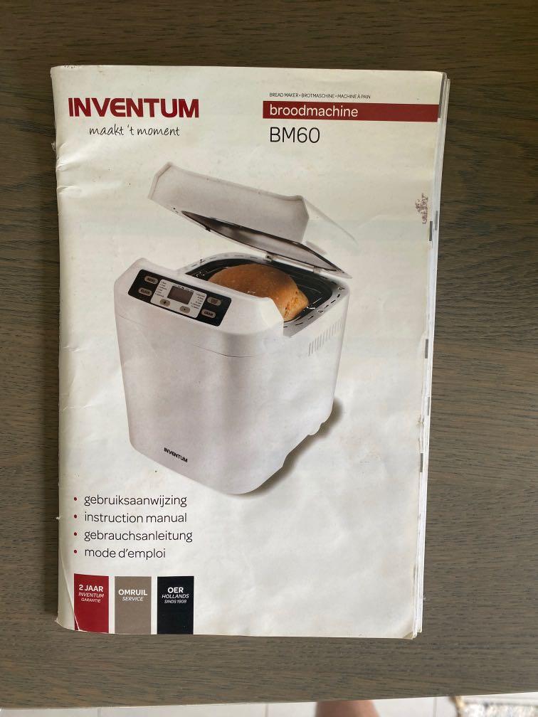 Inventum Bread Maker BM60, TV & Home Appliances, Kitchen Appliances ...