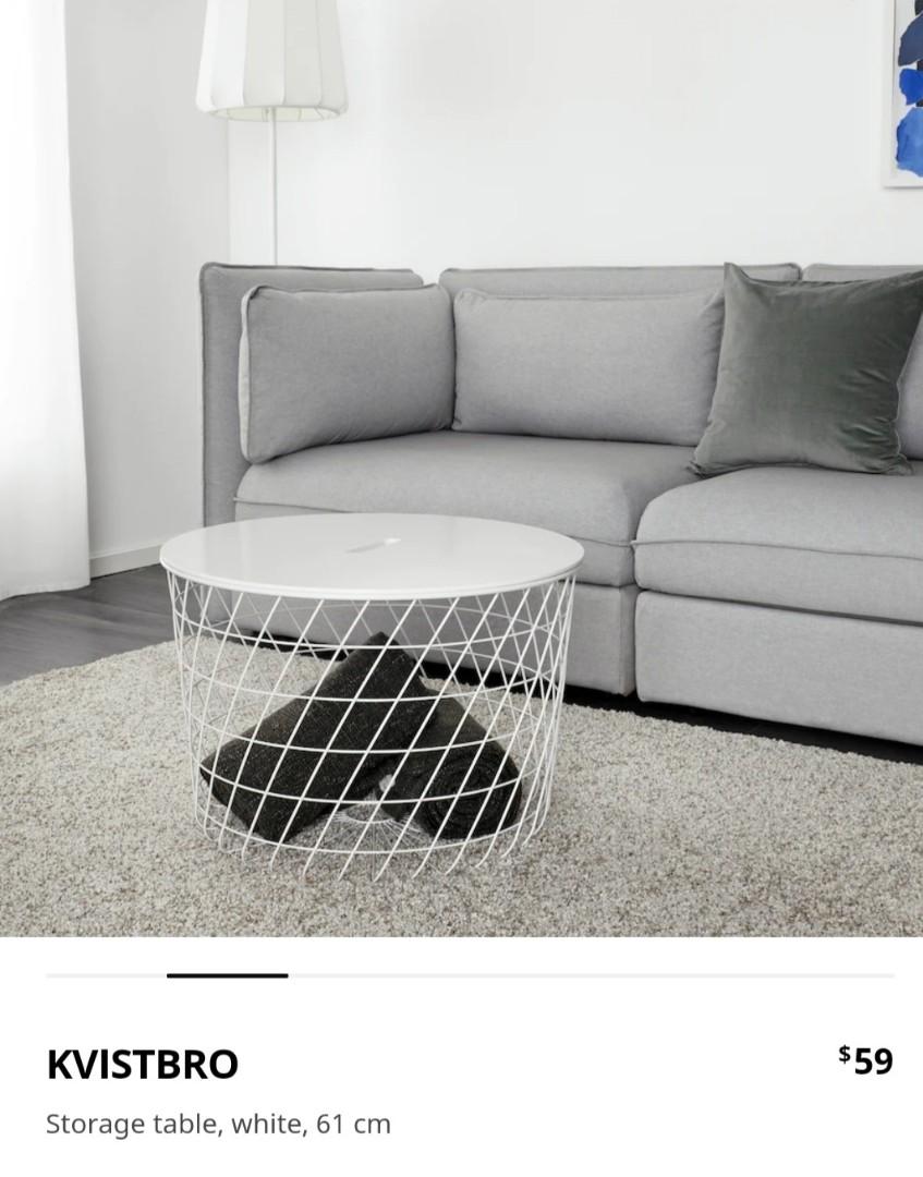 IKEA Kvistbro Storage Table, Furniture & Home Living, Furniture, Other ...