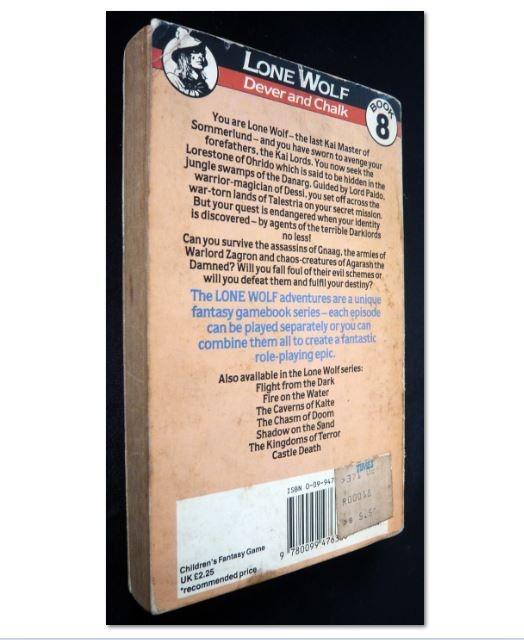 Lone Wolf #8 The Jungle of Horrors Gamebook (Joe Dever), Hobbies & Toys, Books & Magazines ...