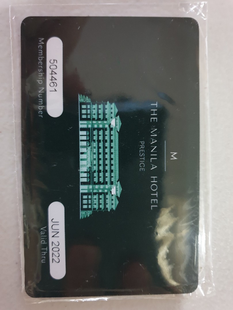 Manila Hotel Prestige Card, Tickets & Vouchers, Store Credits on Carousell