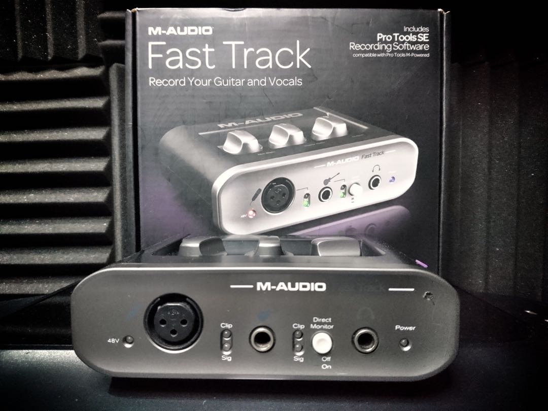 M-Audio Fast Track Audio Interface, Audio, Other Audio Equipment on ...