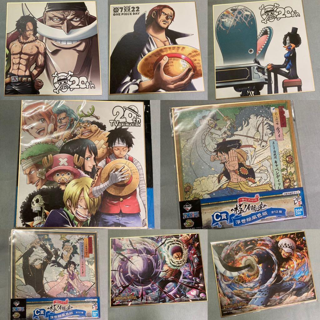 One Piece Shikishi/Cardboard Display, Hobbies & Toys, Toys & Games on ...