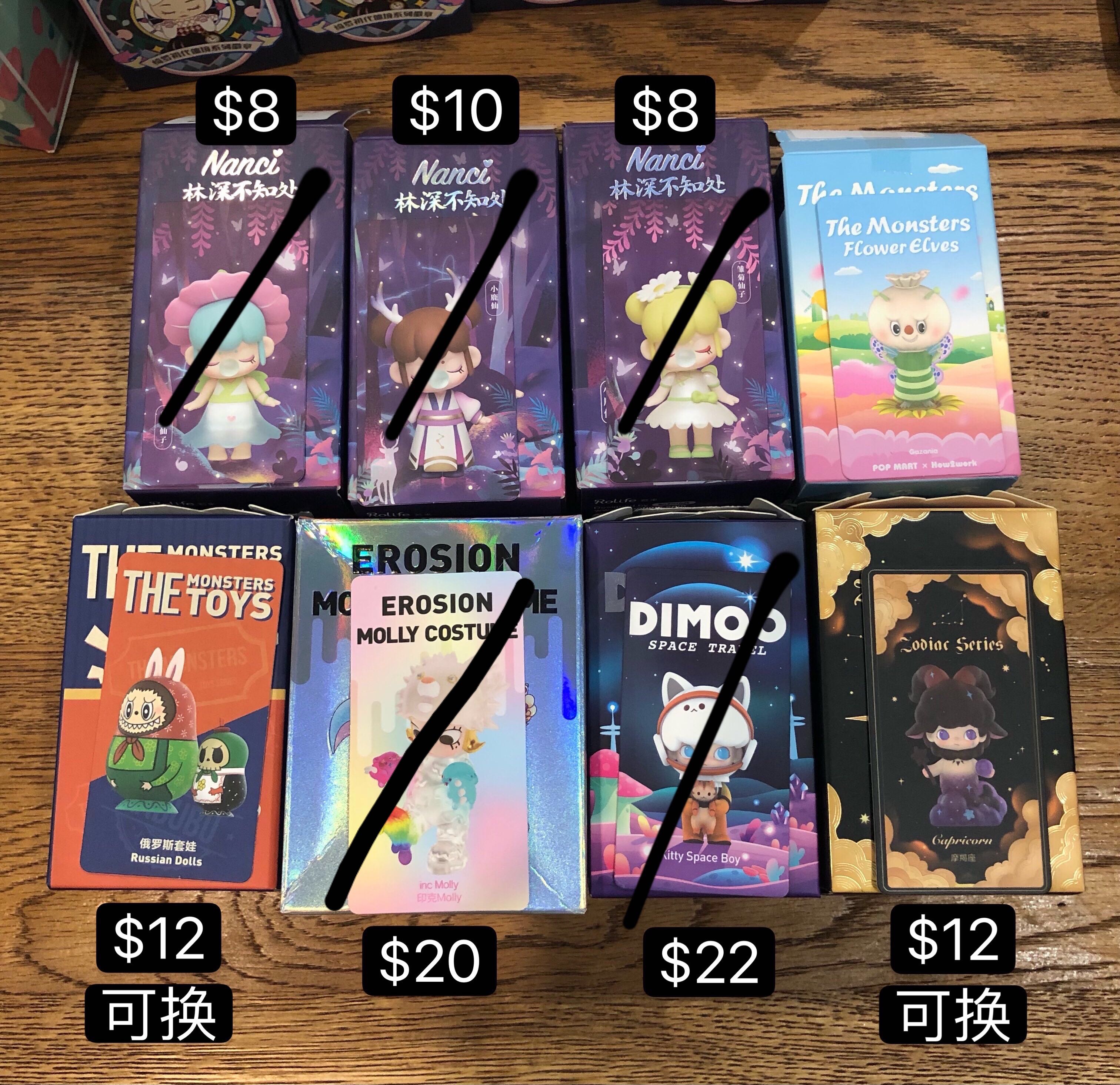 Popmart skull panda, dimoo, labubu, molly erosion, Hobbies & Toys, Toys ...