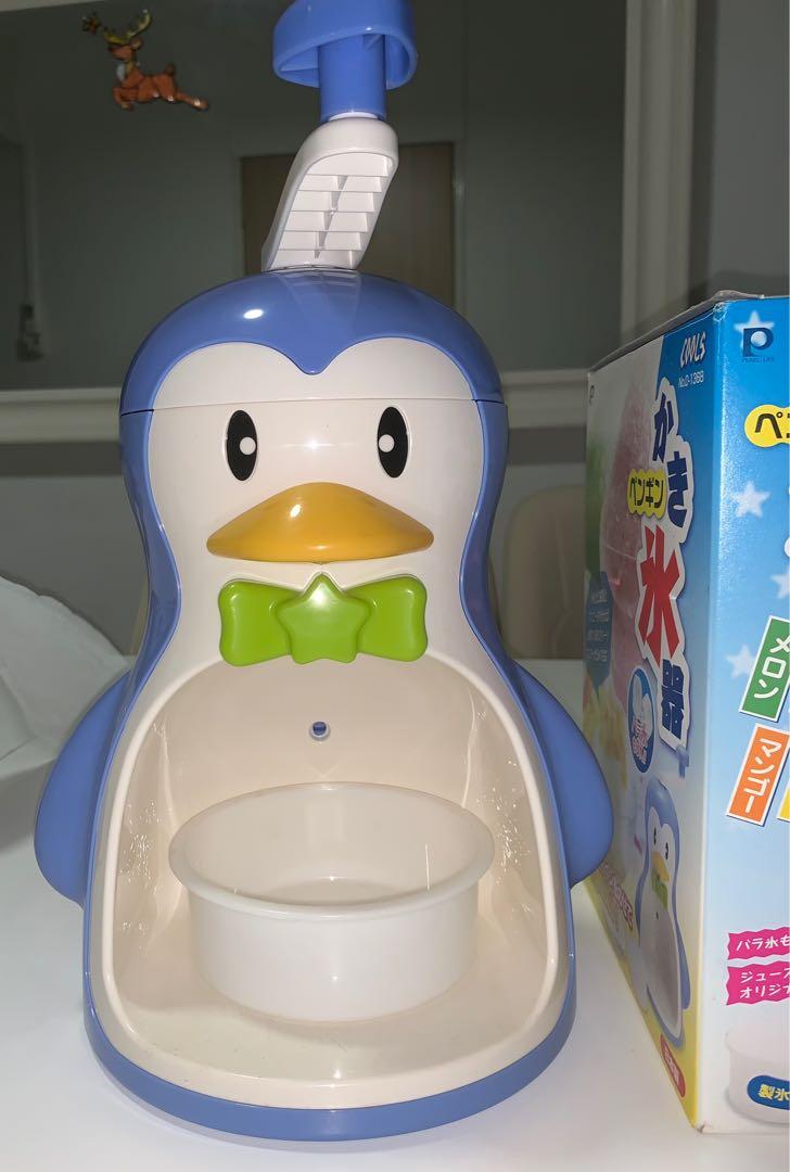 Portable hand Ice crusher (blue penguin), TV & Home Appliances, Kitchen ...