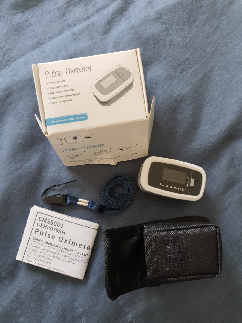Pulse Oximeter Model:CMS50D1, Health & Nutrition, Health Monitors ...