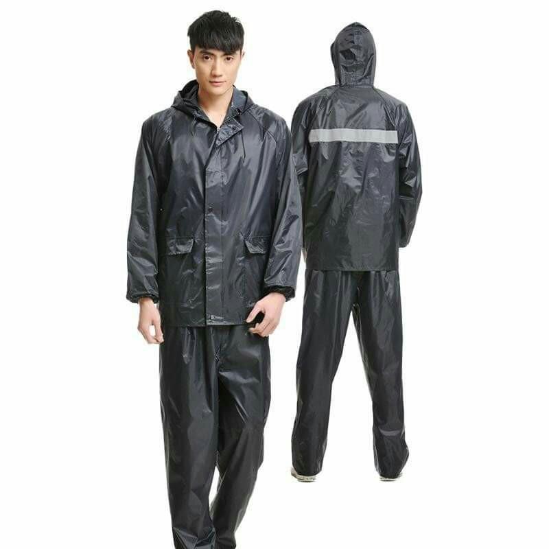 Raincoat (kapote) Set with Gray Strips, Commercial & Industrial ...