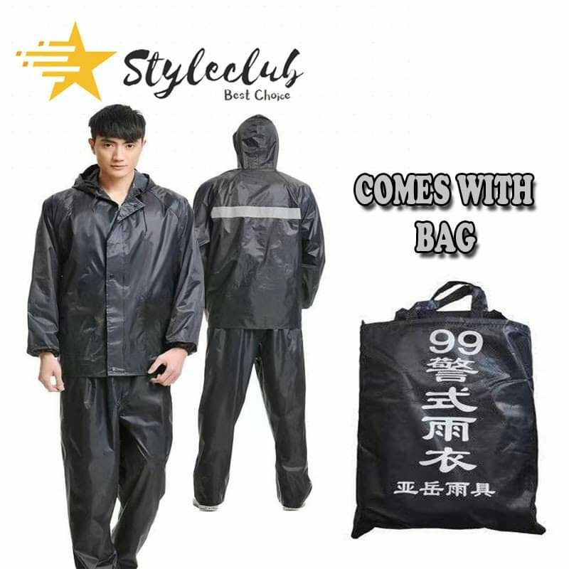 Raincoat (kapote) Set with Gray Strips, Commercial & Industrial ...