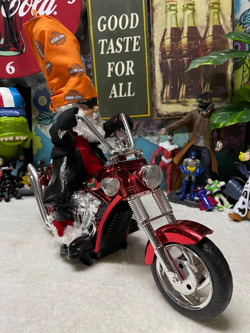 RARE!!! Dan Dee Motorcycle Santa Chopper Christmas Animated Born To Be ...
