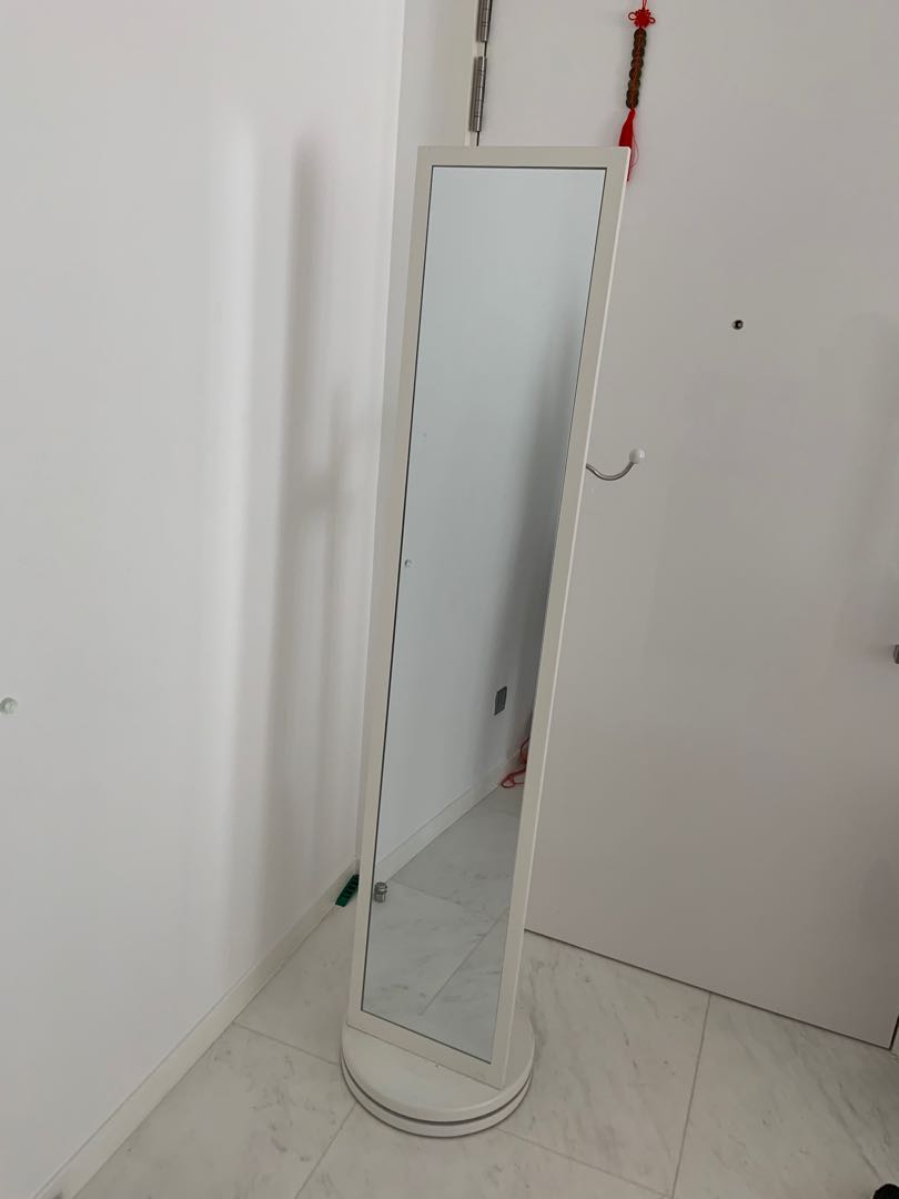 Rotating standing mirror and rack (height 170 cm), Furniture & Home ...