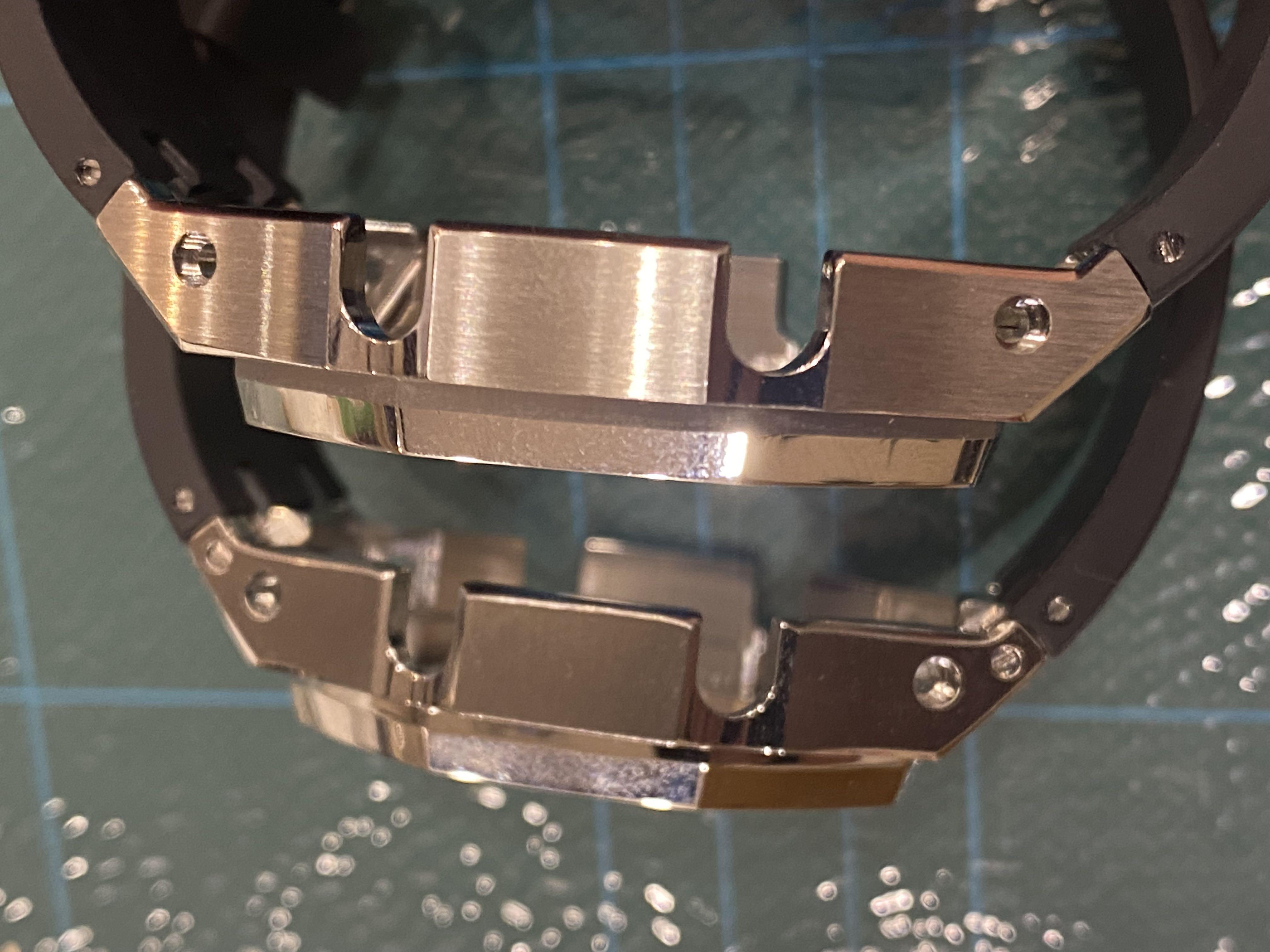 Rubber bezel mod ap Casioak v4 vs v5 case ga2100 ga2110 ga-2100 ga-2110 ...