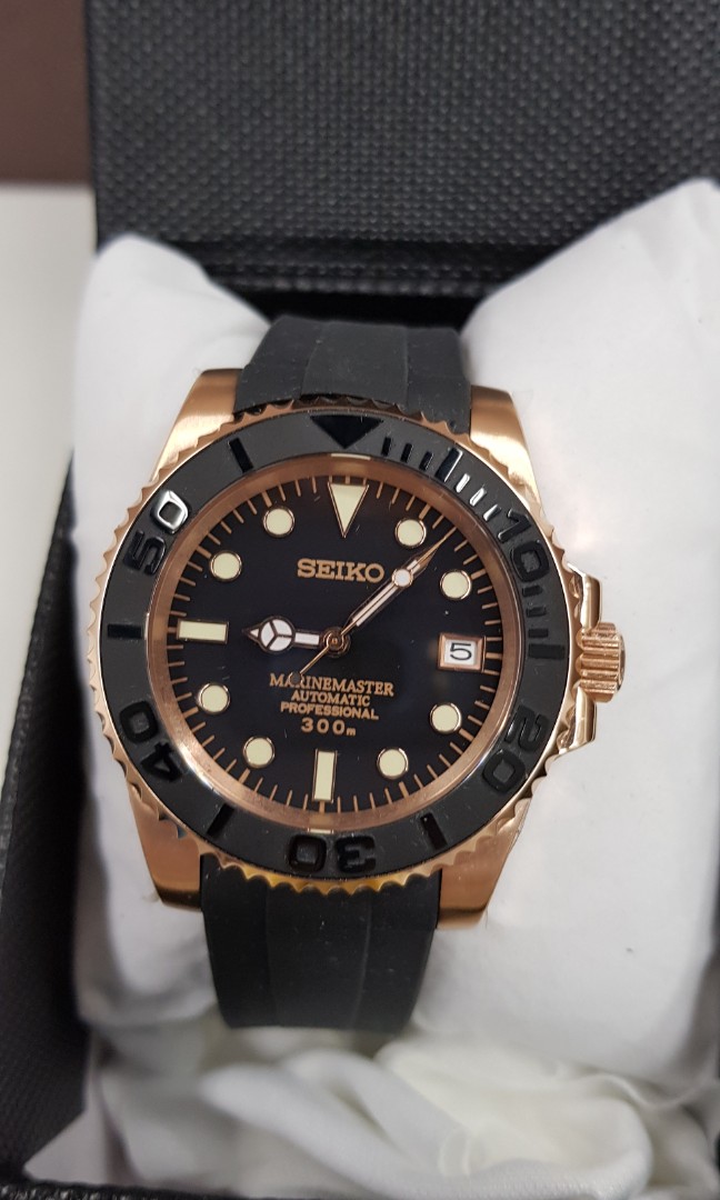 Seiko Custom Mod Marine Master, Luxury, Watches on Carousell