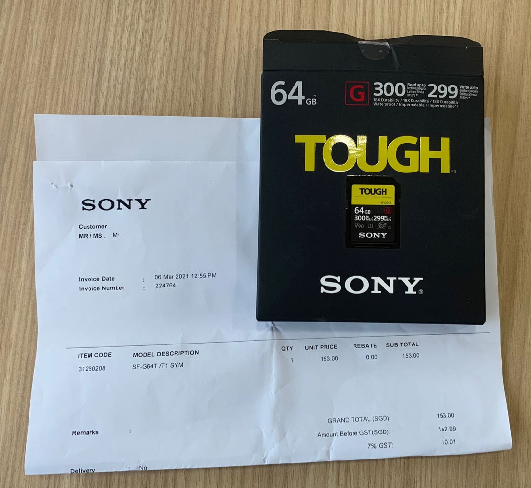 Sony Touch SD Memory Card, Computers & Tech, Parts & Accessories, Hard ...