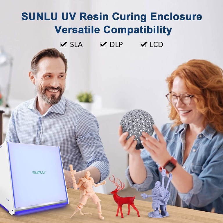 Sunlu UV Curing Box for 3D resin printer., Computers & Tech, Printers ...