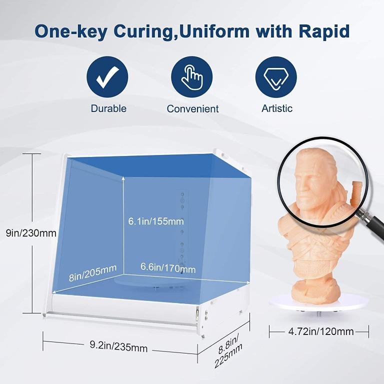 Sunlu UV Curing Box for 3D resin printer., Computers & Tech, Printers ...