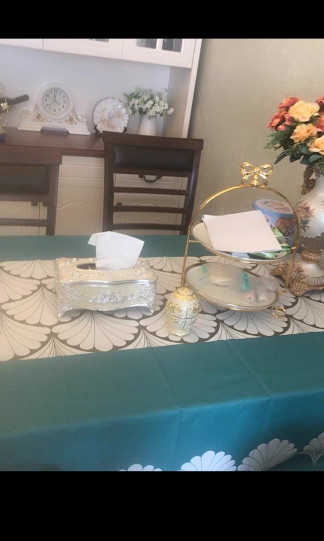 Table pvc cover sheet (classic design), Furniture & Home Living ...