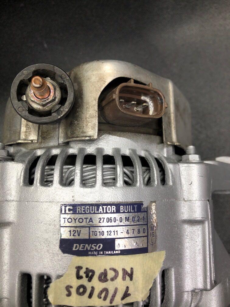 Toyota Vios ncp42 alternator refurbish, Car Accessories, Accessories on ...