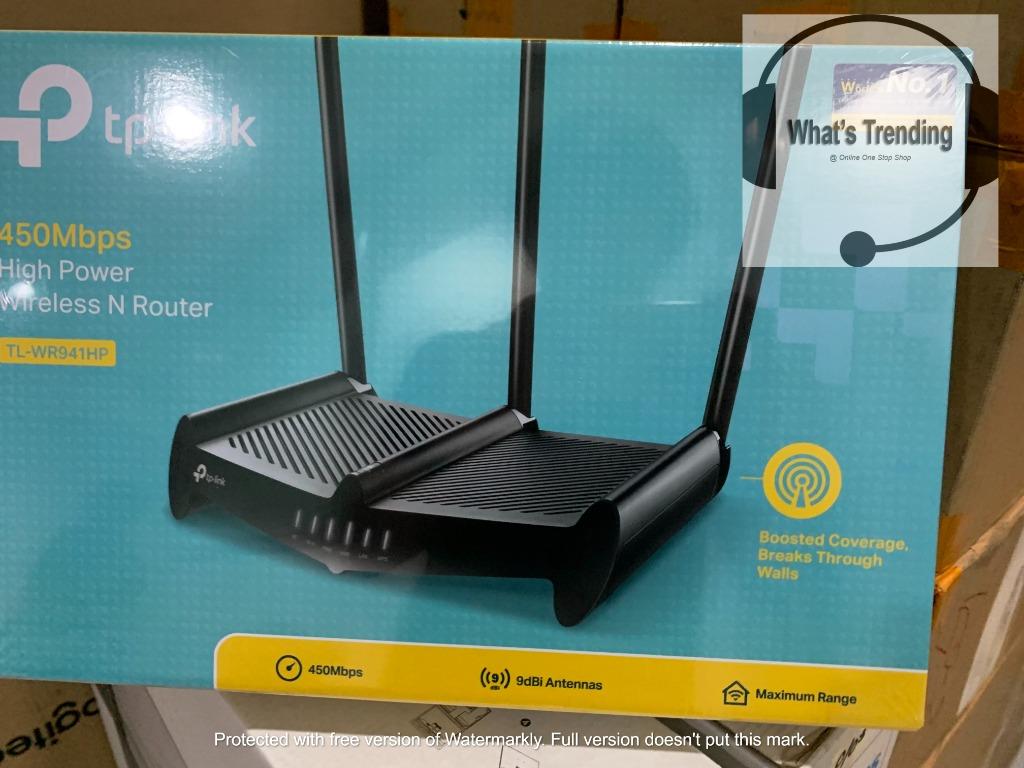 TP-Link TL-WR941HP 450Mbps High Power Wireless N Router | WiFi Router ...