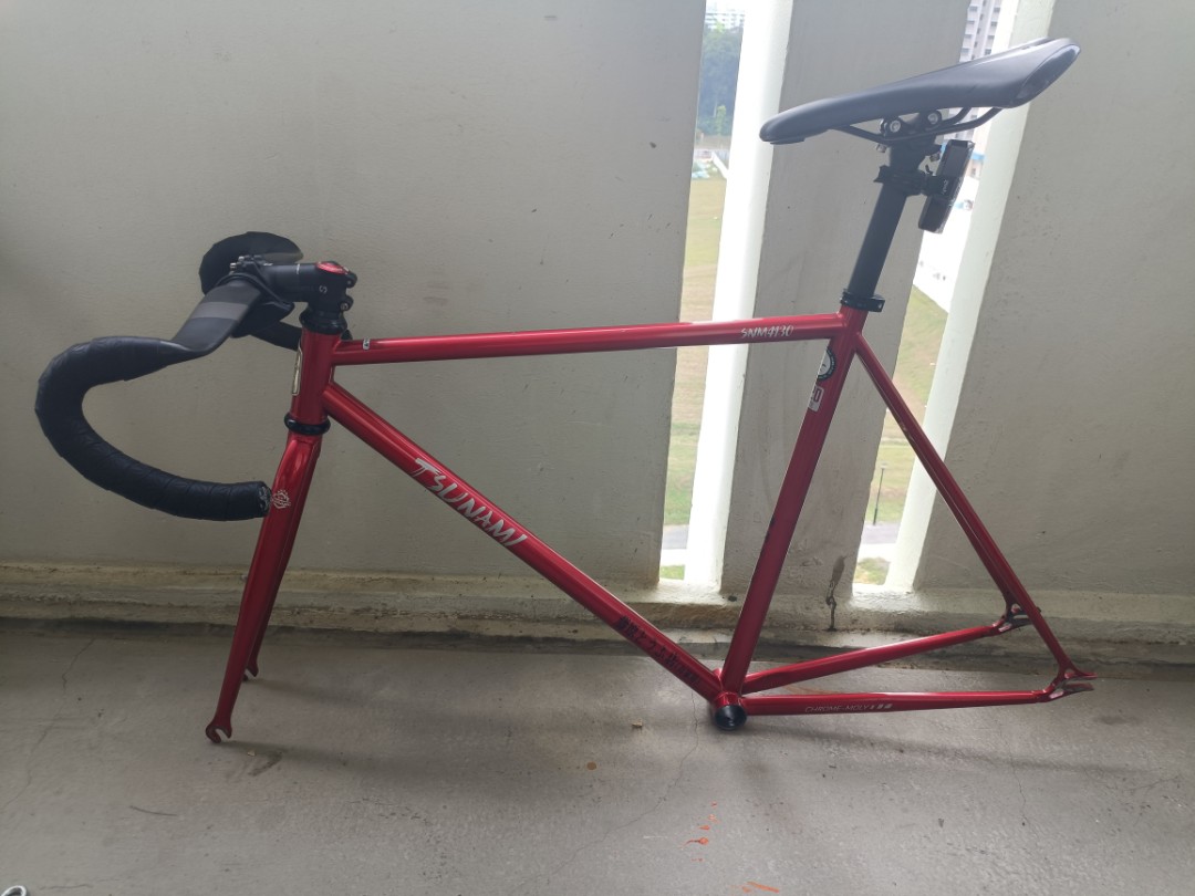 Tsunami snm 4130 frameset, Sports Equipment, Bicycles & Parts, Parts ...