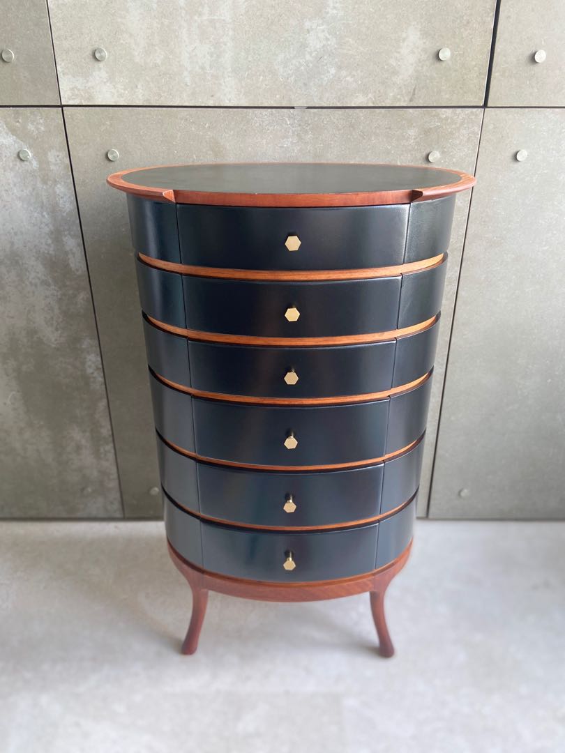 Vintage Restored Circular Chest of Drawers, Furniture & Home Living ...