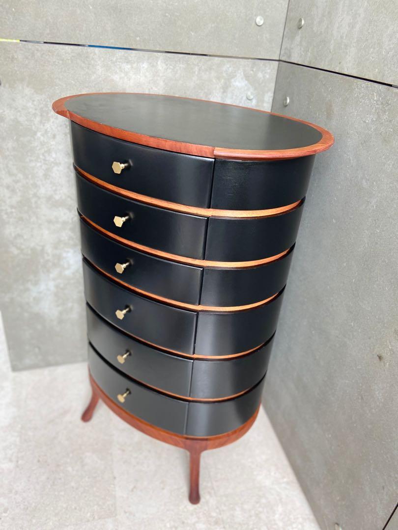 Vintage Restored Circular Chest of Drawers, Furniture & Home Living ...