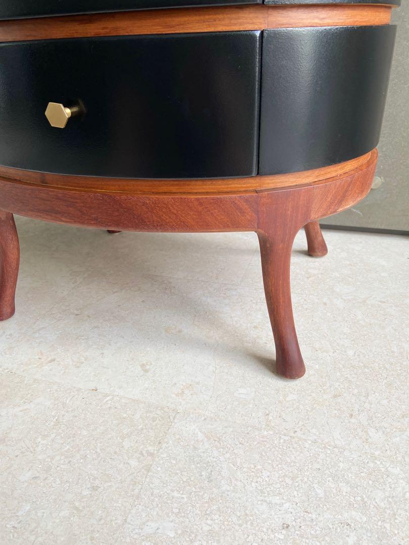 Vintage Restored Circular Chest of Drawers, Furniture & Home Living ...
