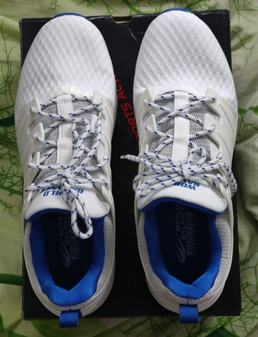 World Balance Speedstrike M White, Men's Fashion, Footwear, Sneakers on ...