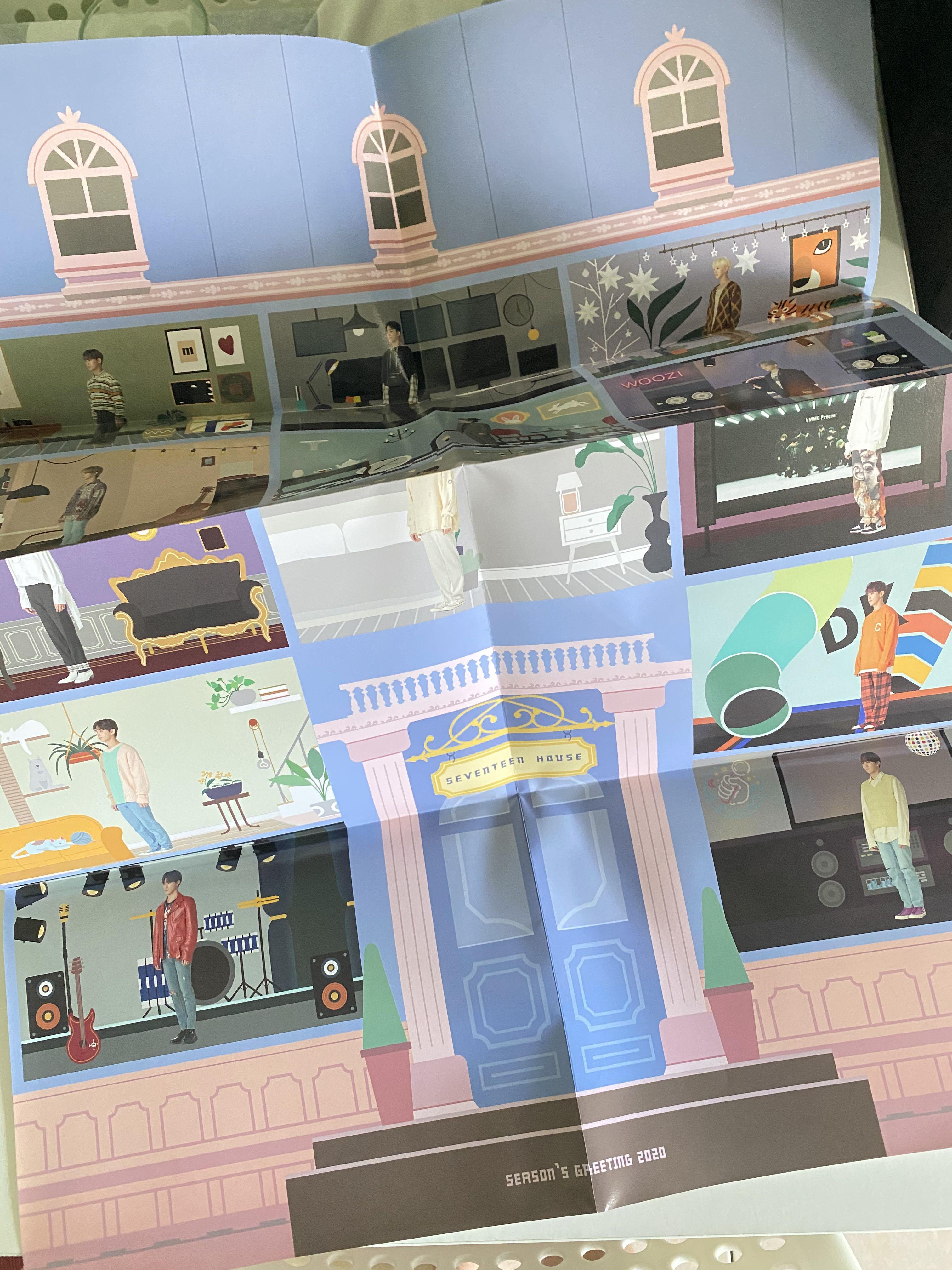 WTS seventeen season greetings 2020 photocards/ posters , Hobbies ...