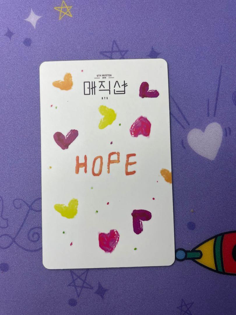 WTT BTS JHOPE MUSTER PC for BTS V, Hobbies & Toys, Memorabilia ...