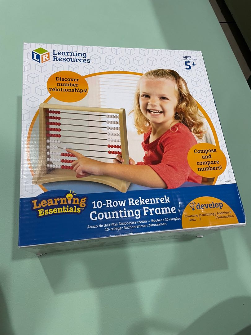 10 Row Rekenrek Counting Frame Abacus Learning Resources Hobbies