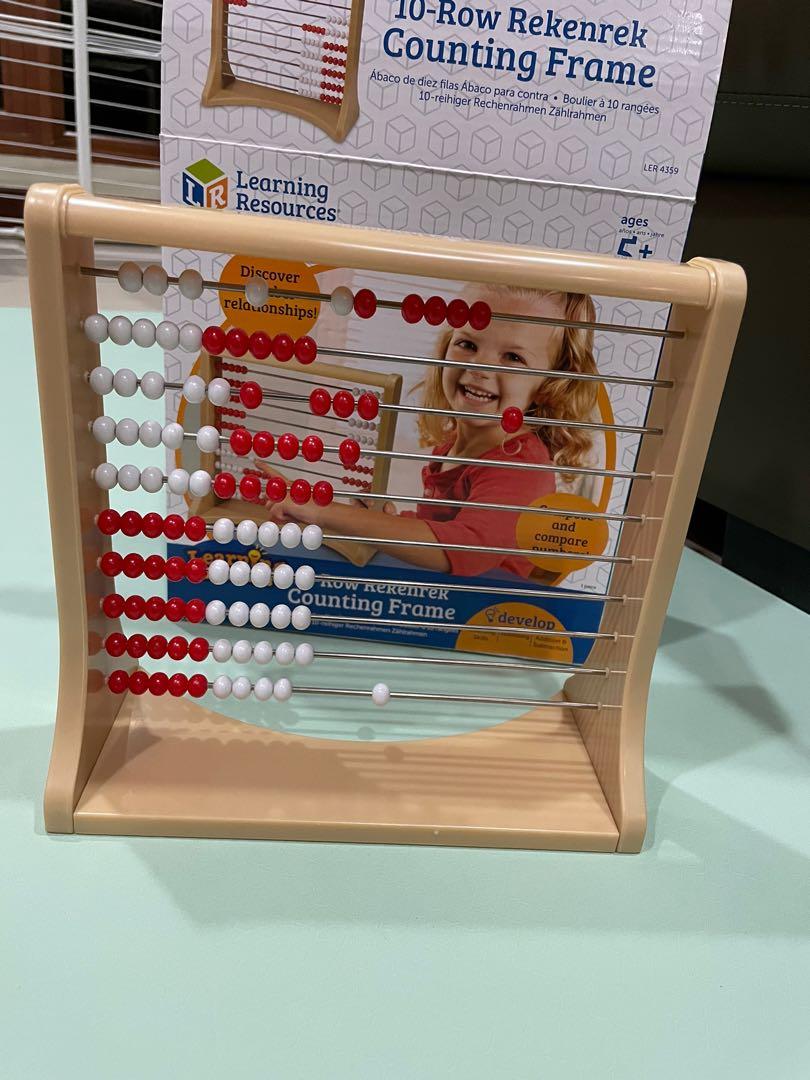 10 Row Rekenrek Counting Frame Abacus Learning Resources Hobbies