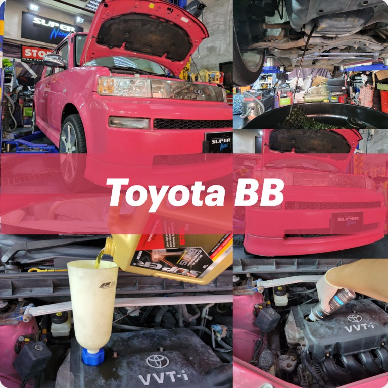 【火炭】豐田 Toyota BB 清洗引擎，更換引擎修復偈油 Engine Clean, Motor Oil Change, 汽車配件, 其他 ...