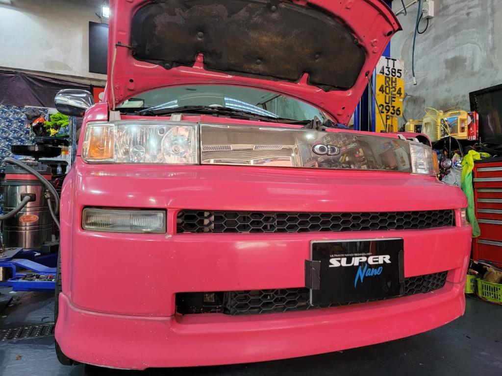 【火炭】豐田 Toyota BB 清洗引擎，更換引擎修復偈油 Engine Clean, Motor Oil Change, 汽車配件, 其他 ...