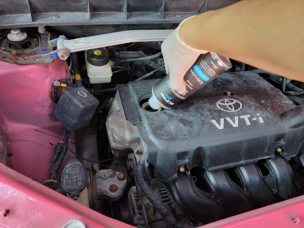 【火炭】豐田 Toyota BB 清洗引擎，更換引擎修復偈油 Engine Clean, Motor Oil Change, 汽車配件, 其他 ...