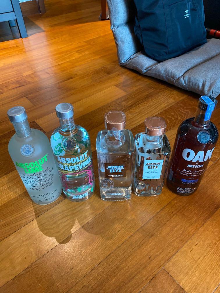 Absolut Vodka limited edition collection, Food & Drinks, Alcoholic ...