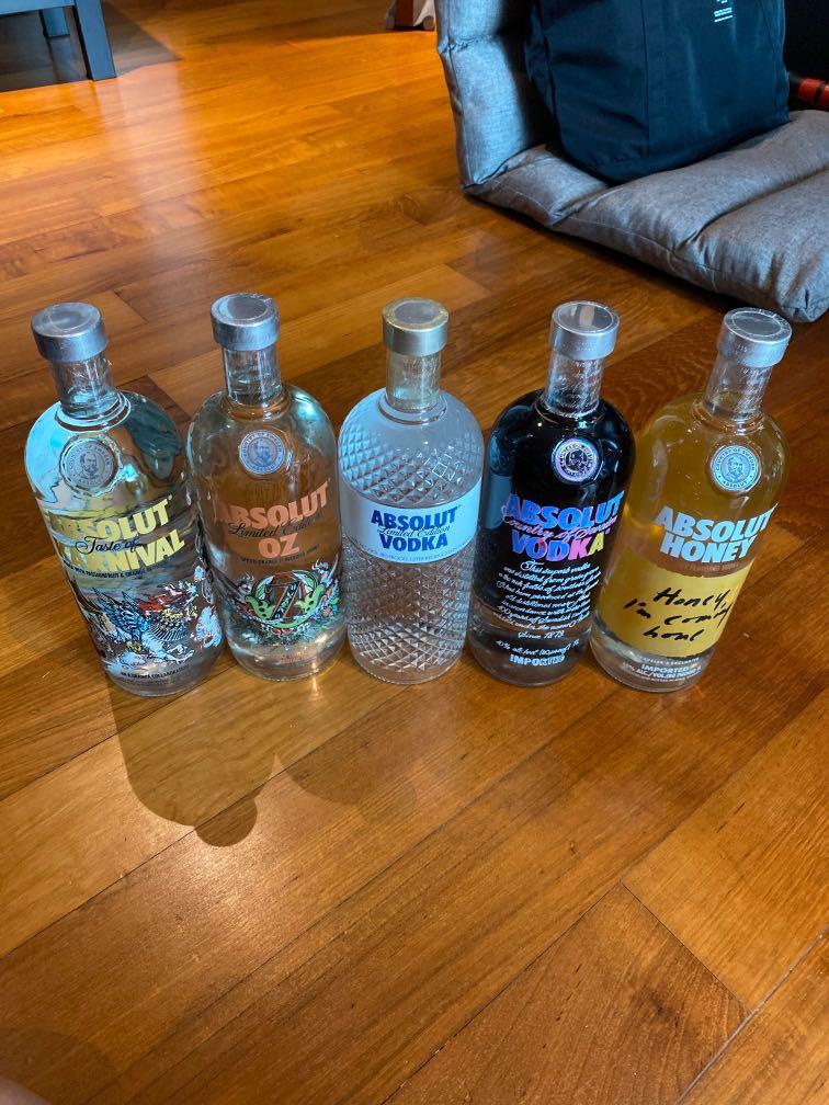 Absolut Vodka limited edition collection, Food & Drinks, Alcoholic ...