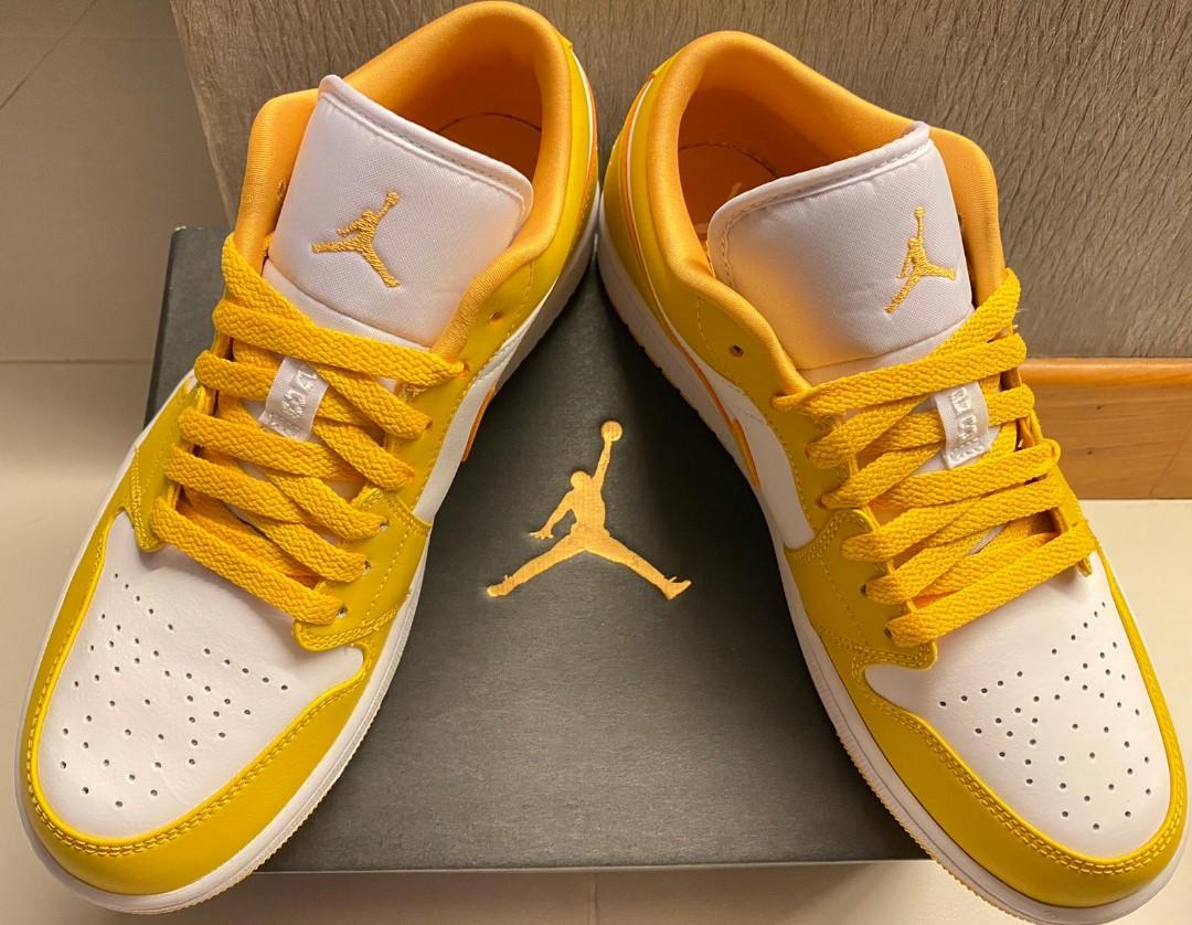 Air jordan 1 low mustard, Men's Fashion, Footwear, Sneakers on Carousell
