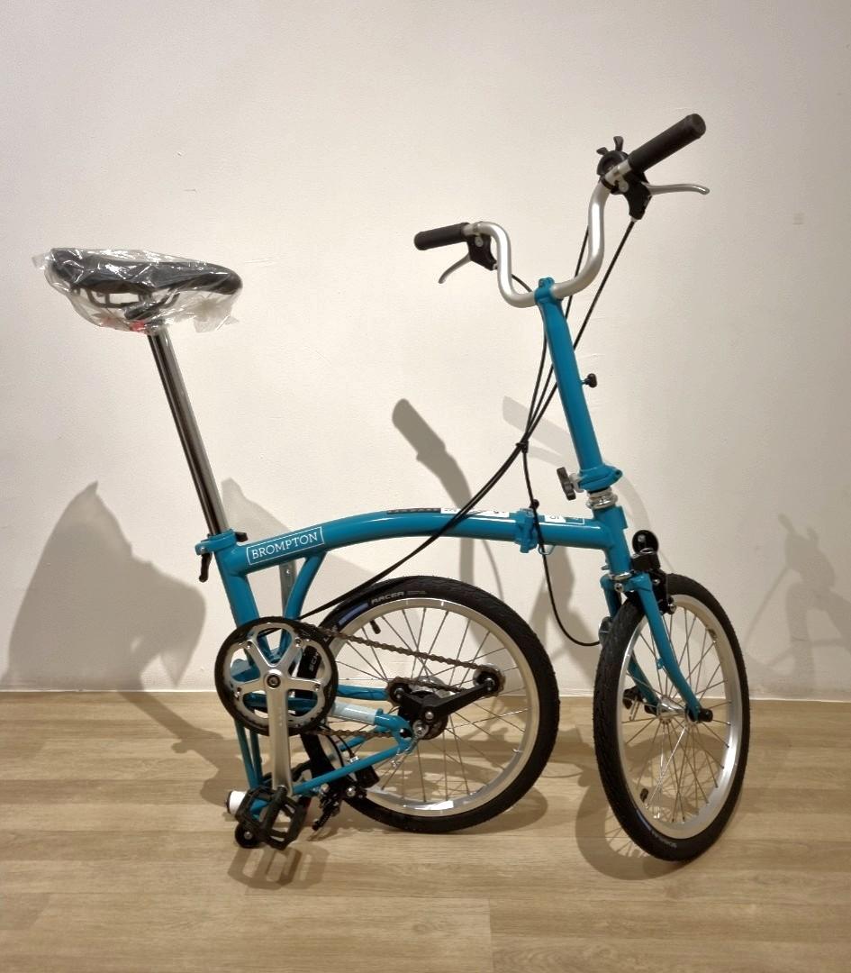 Brand New Water Blue Brompton M3L upgraded with Superlight Titanium ...