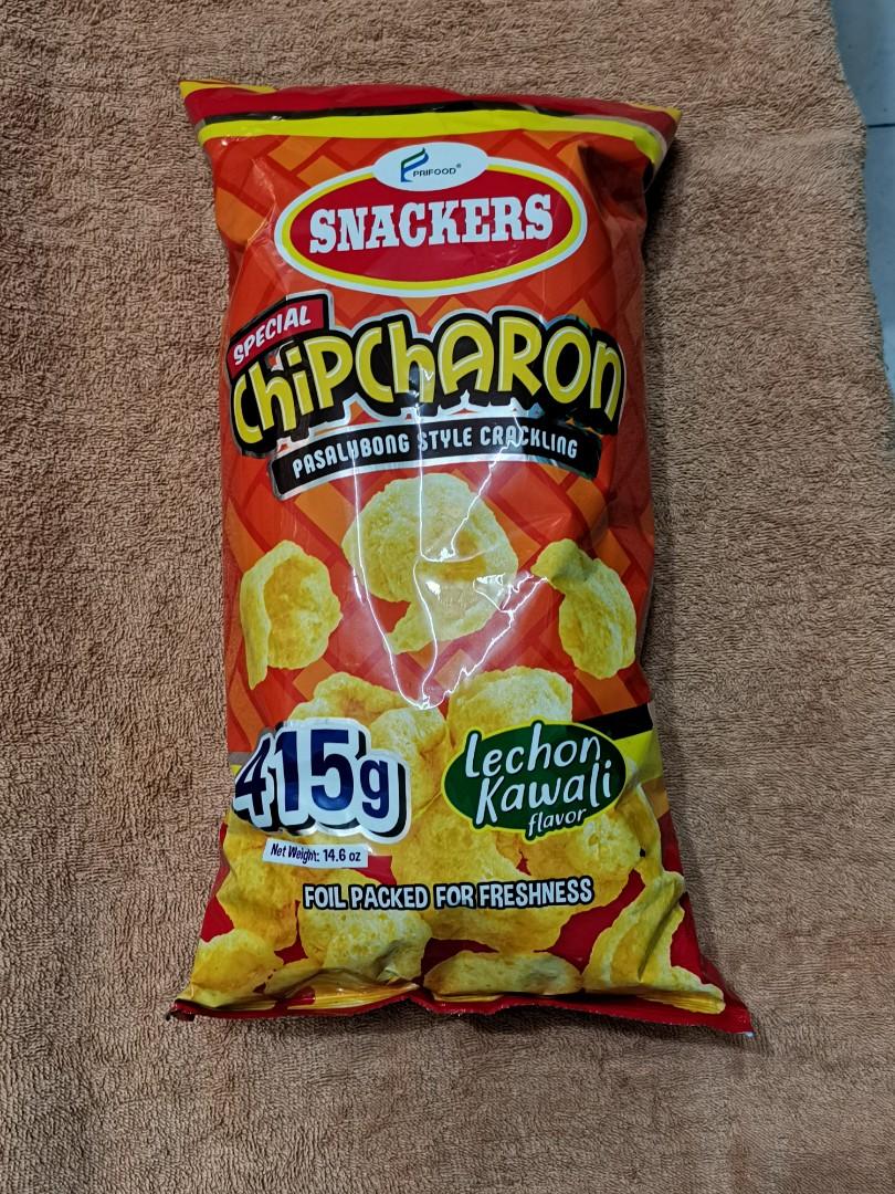 CHIPCHARON CHICHARON Lechon Kawali Flavor 415g, Food & Drinks, Packaged ...