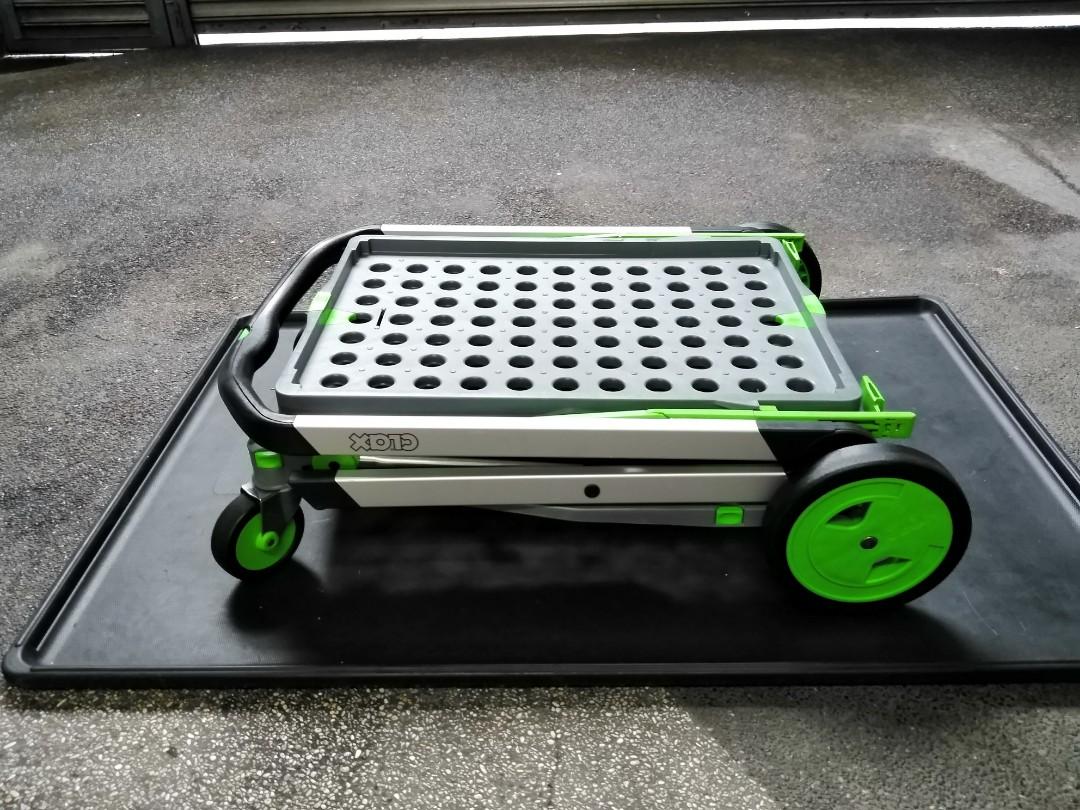 Clax Cart Folding Trolley with Folding Crate, Furniture & Home Living ...