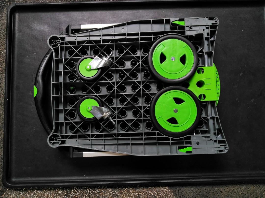 Clax Cart Folding Trolley with Folding Crate, Furniture & Home Living ...