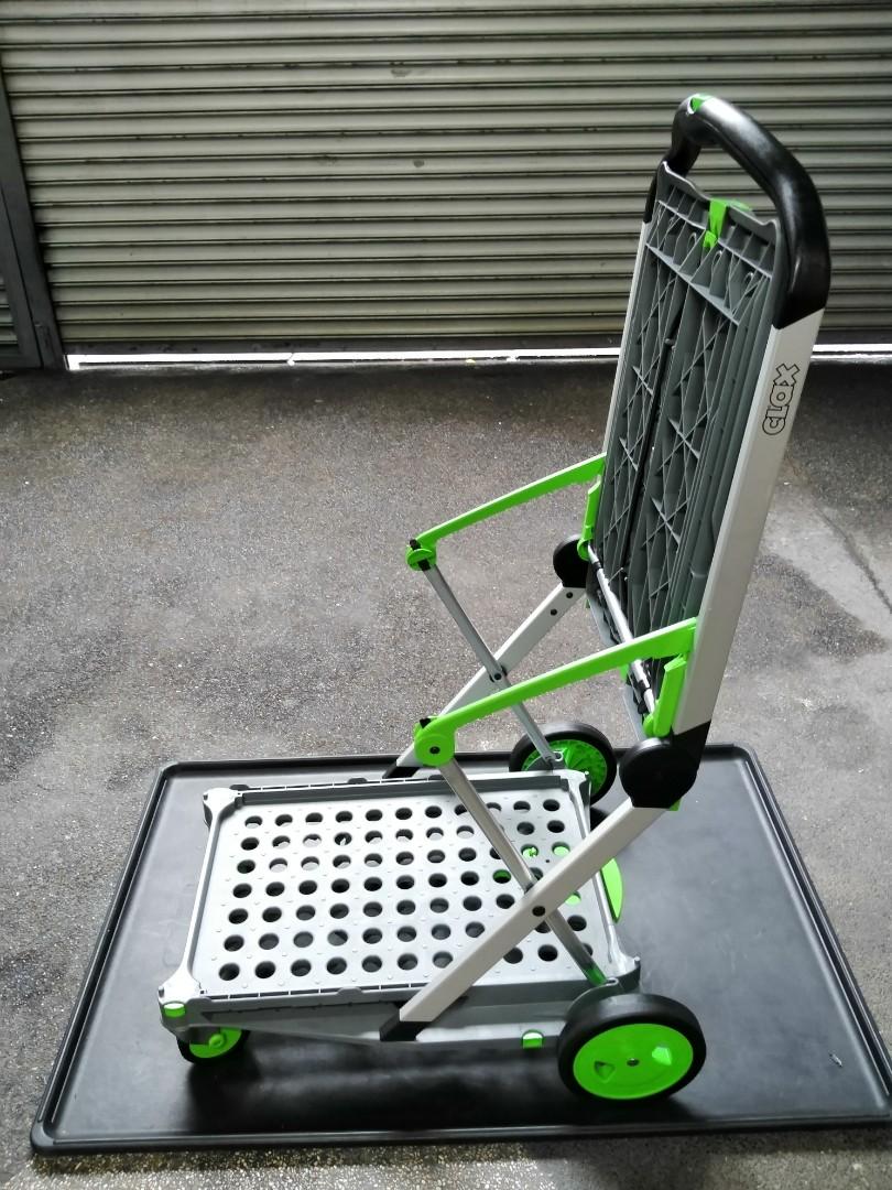 Clax Cart Folding Trolley with Folding Crate, Furniture & Home Living ...